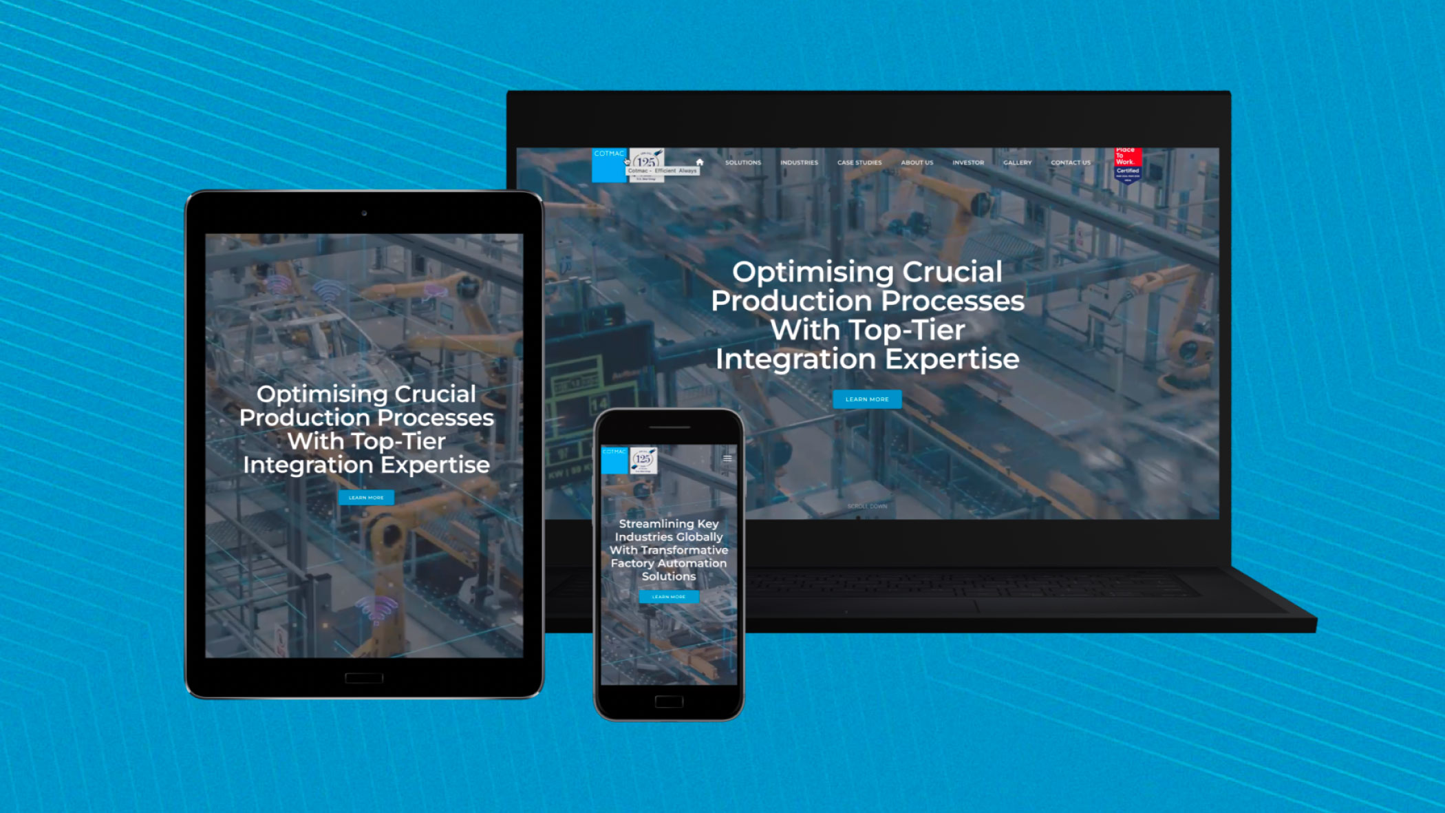 Transforming Cotmac's Digital Presence: Website & Corporate Film Design